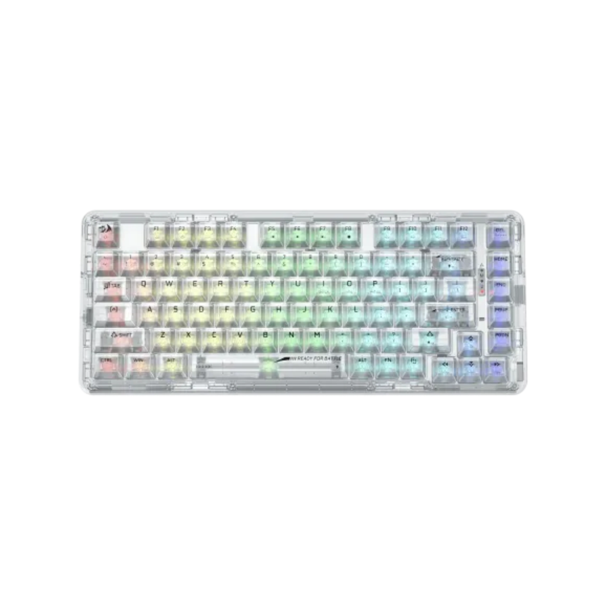 Redragon K649 Elf Pro Transparent RGB Tri-Mode Mechanical Gaming ...